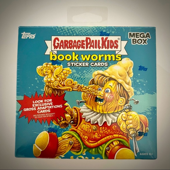 Topps | Toys | Topps Garbage Pail Kids Book Worms Sticker Cards Mega ...